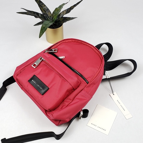 Marc Jacobs | Bags | Marc Jacobs Deep Pink Mini Nylon Backpack | Poshmark